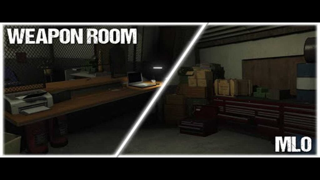 secret weapons room - Fivem Mlo