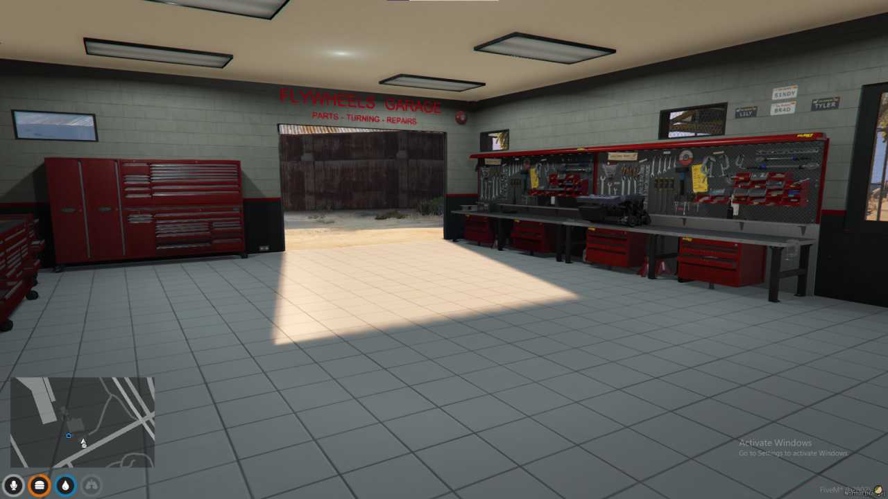 gta 5 fivem flywheel mechanic shop mlo - Fivem Mlo