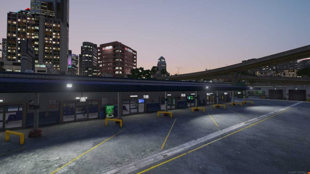 Dashound Bus Station MLO FiveM - Fivem Mlo