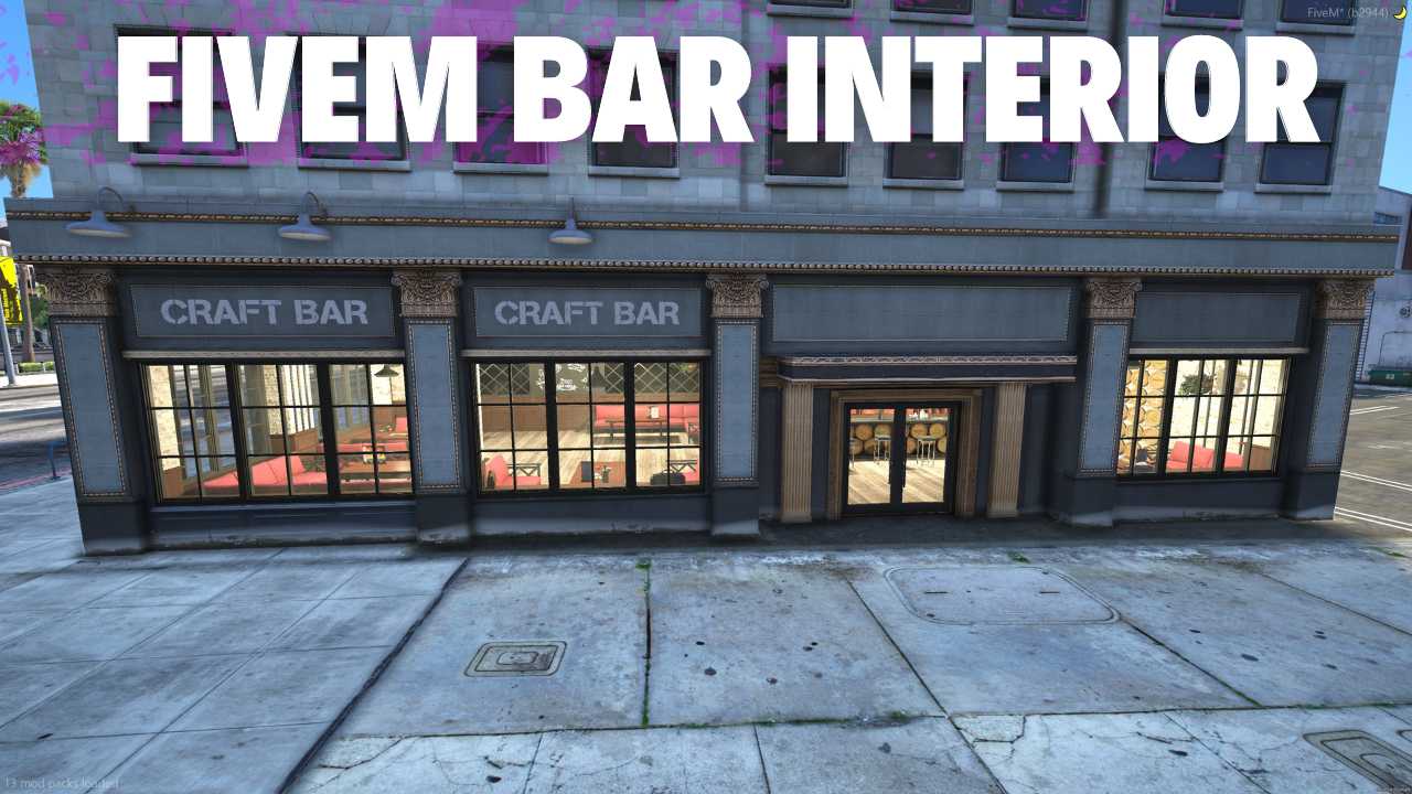 fivem Craft bar interior - Fivem Mlo