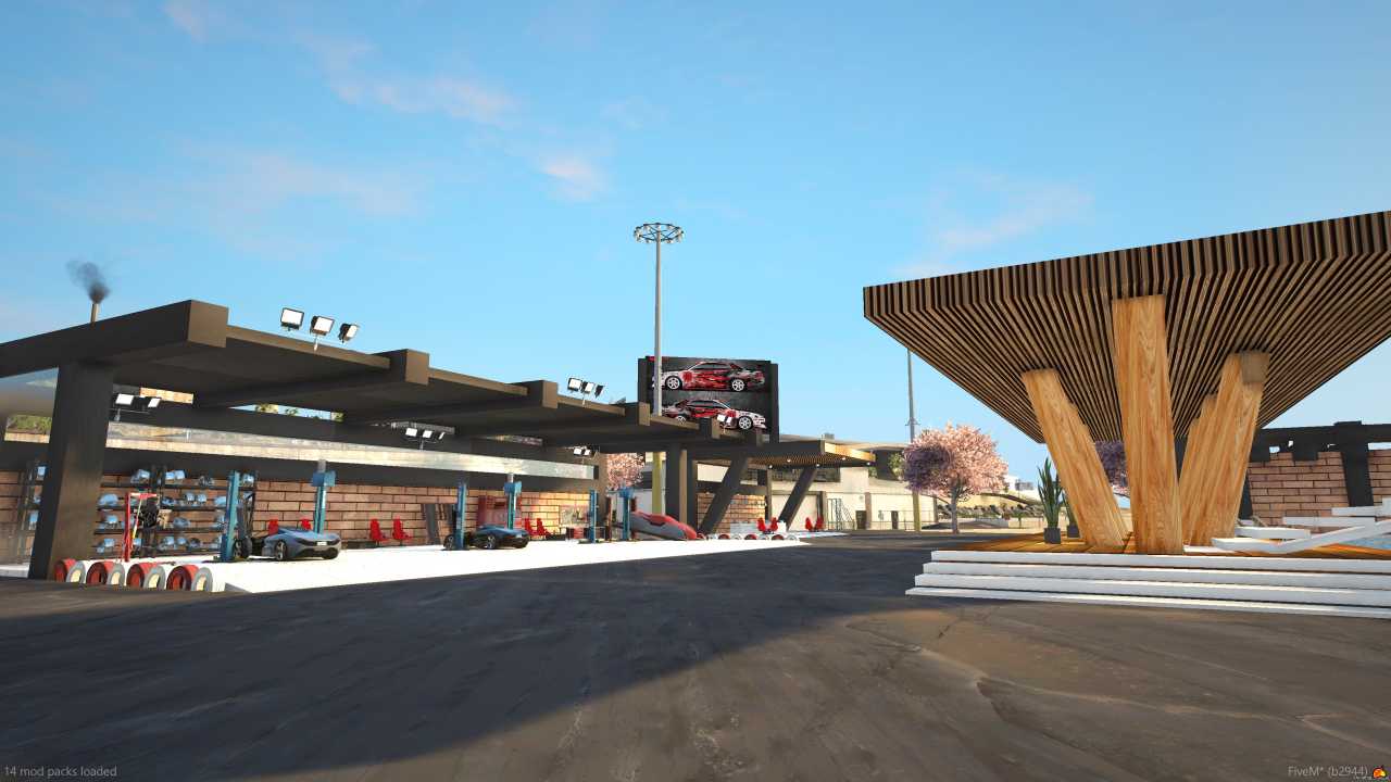 Mechanic Garage Mlo FiveM - Fivem Mlo