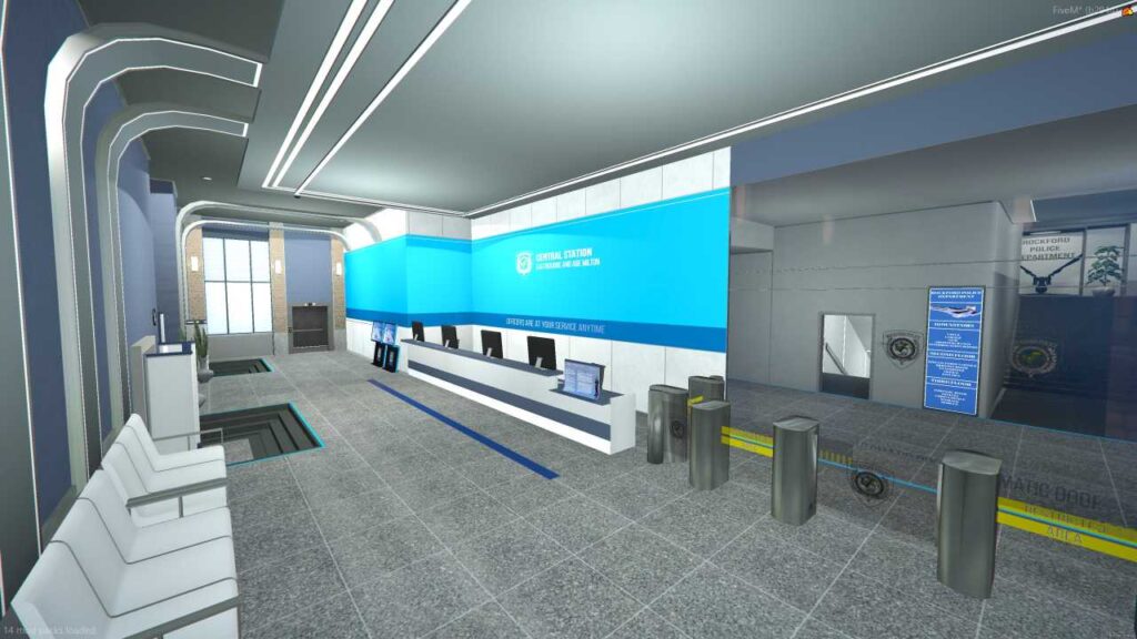 Police Department FiveM - High-Quality FiveM Maps and Interiors