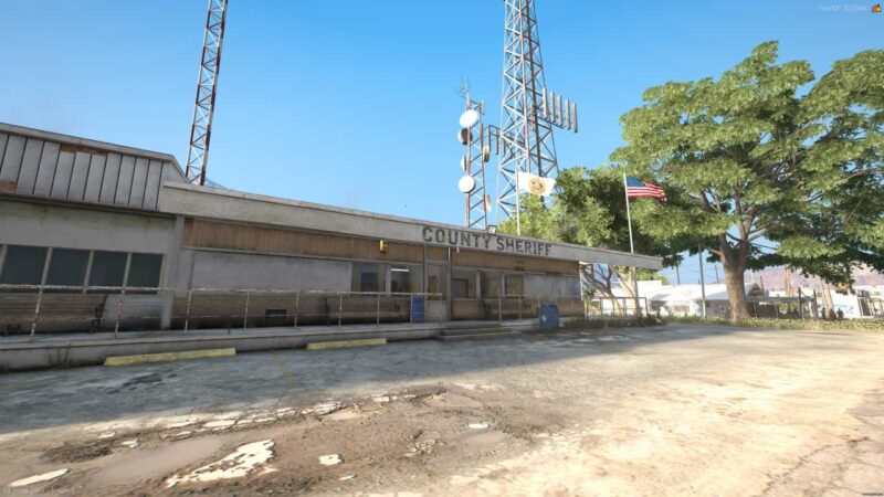 Sandy Shores Police Station FiveM - FiveM Mlo