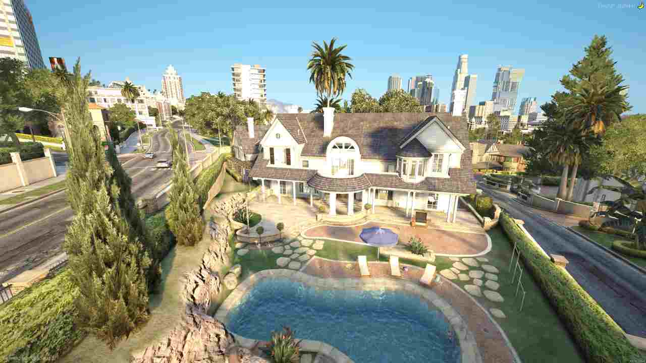 White Mansion FiveM - High-Quality FiveM Interior and Mlo