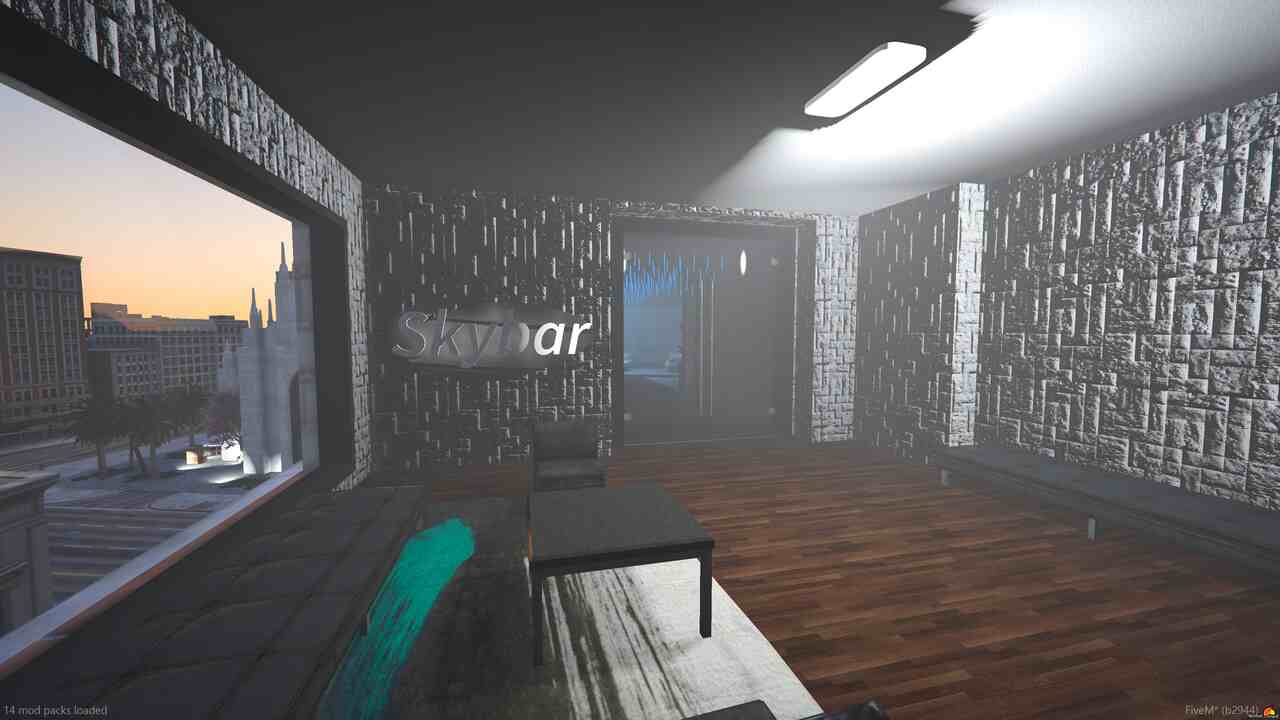 FiveM Sky Bar Interior - Best FiveM Mlo and Map Bundle [ESX]