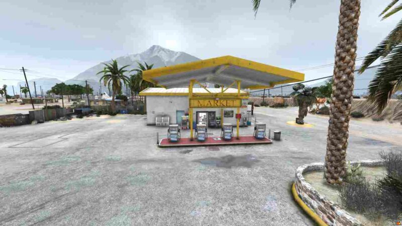 Gas Station FiveM Mlo | High-Quality FiveM Map Designs