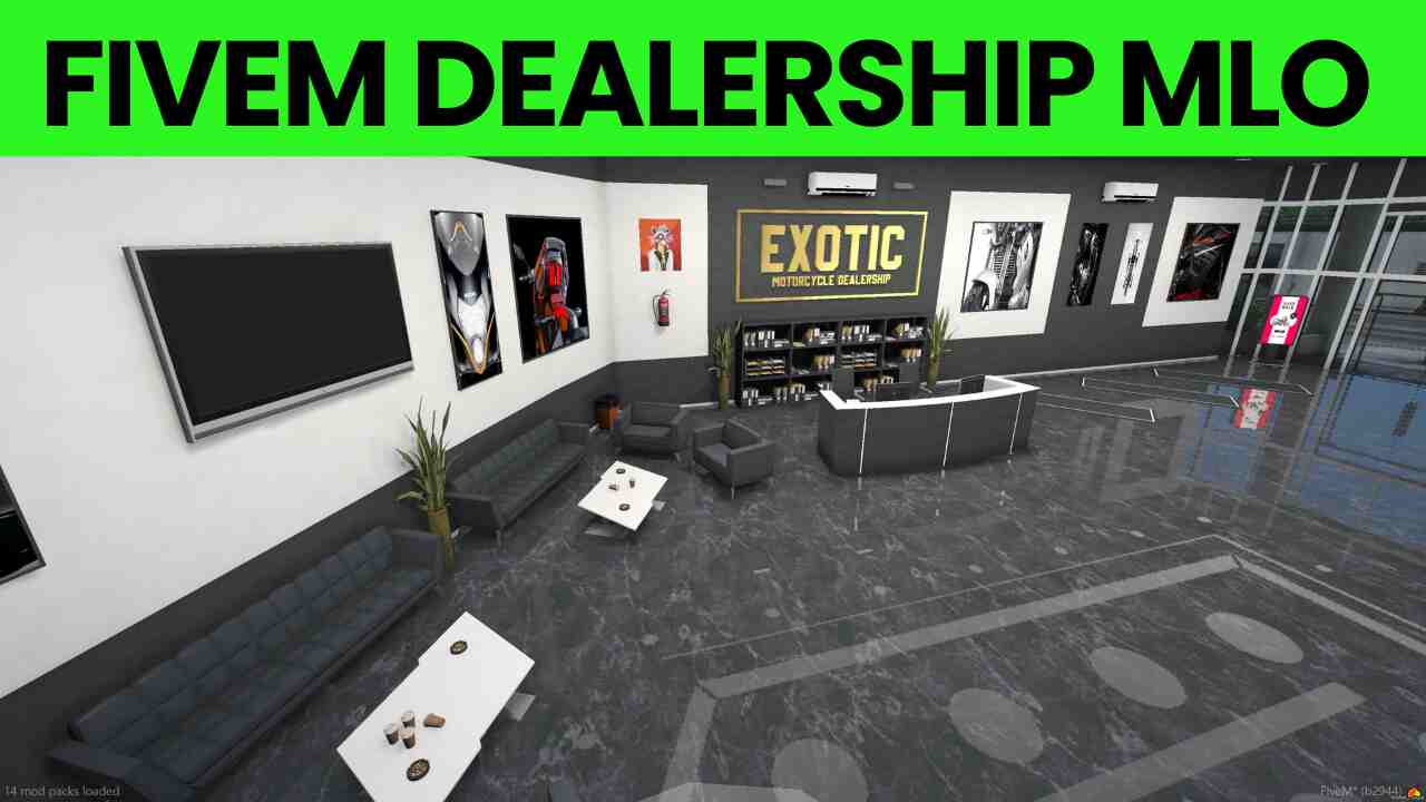 FiveM Dealership Mlo - Must-Have FiveM Map