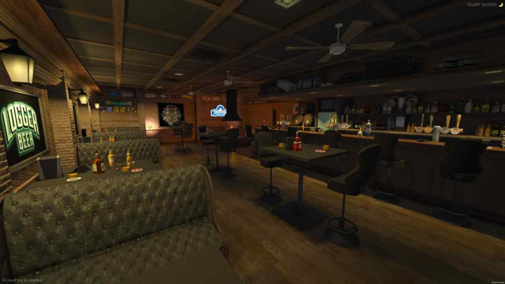 FiveM Mirror Bar Interior - Best FiveM Mlo and Map Bundle