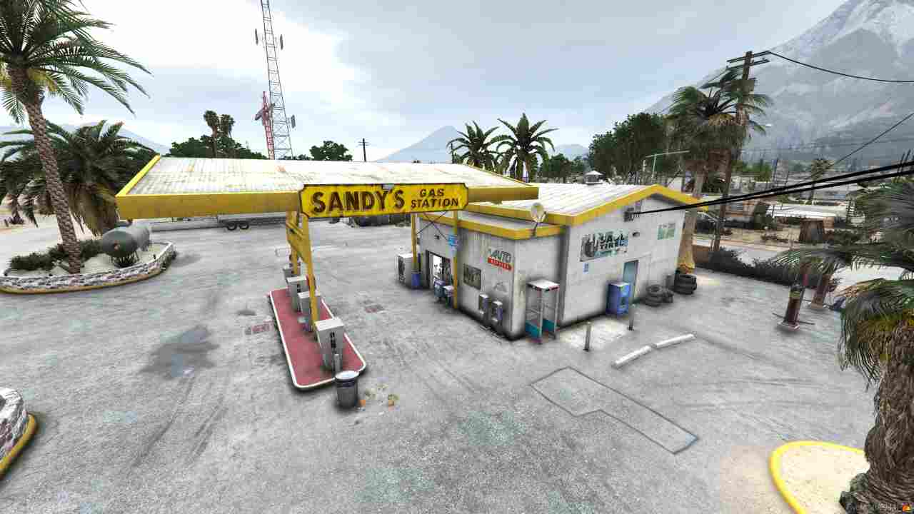 Gas Station FiveM Mlo | High-Quality FiveM Map Designs