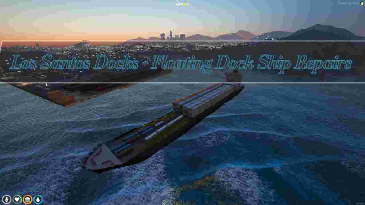 Los Santos Docks - Floating Dock Ship Repairs - Fivem Mlo