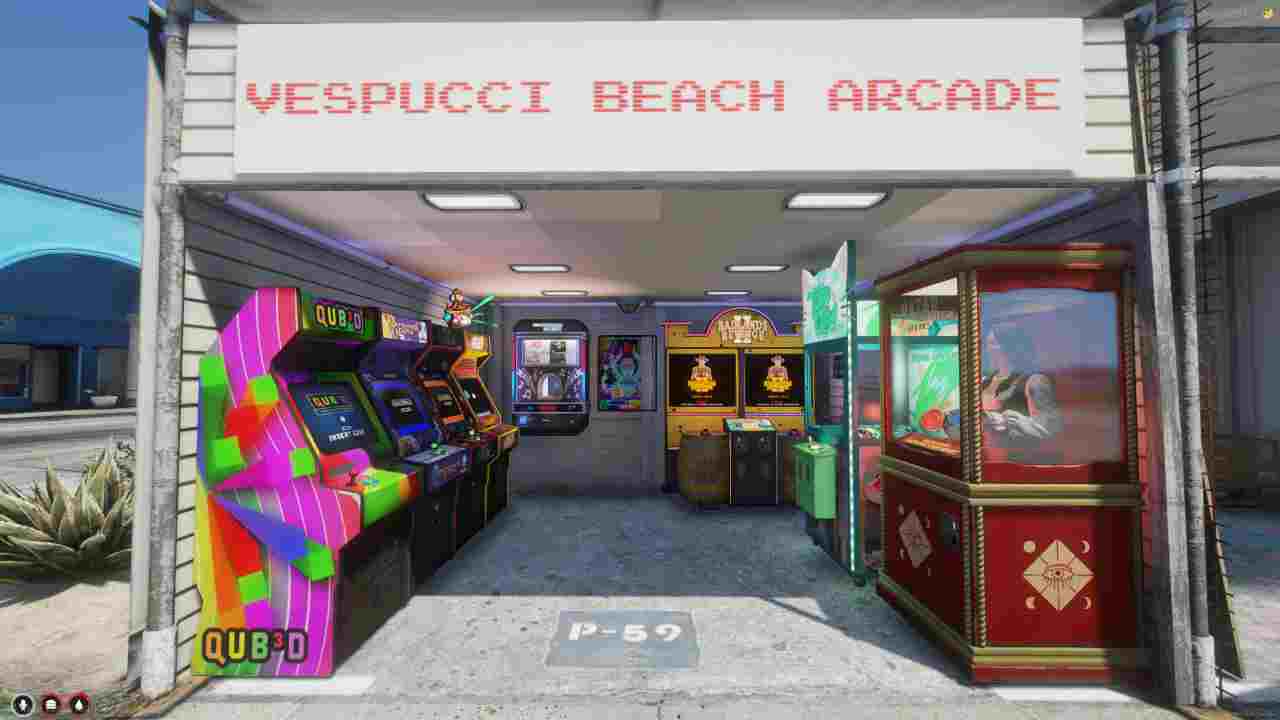 FiveM Vespuccis Beach Arcade – Unique Interior & Store